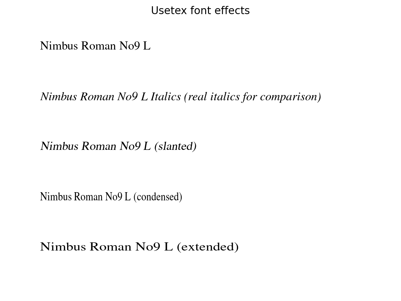 Usetex Fonteffects_Visualización de Python matplotlib